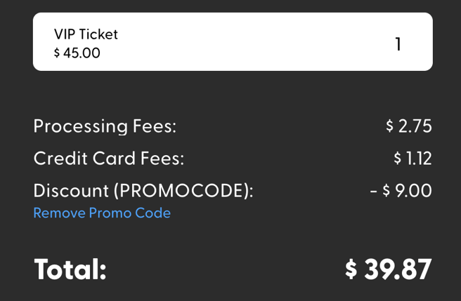 Redeeming Promo Codes